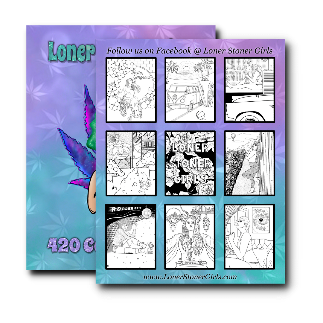 LSG Coloring Book – Loner Stoner Girls